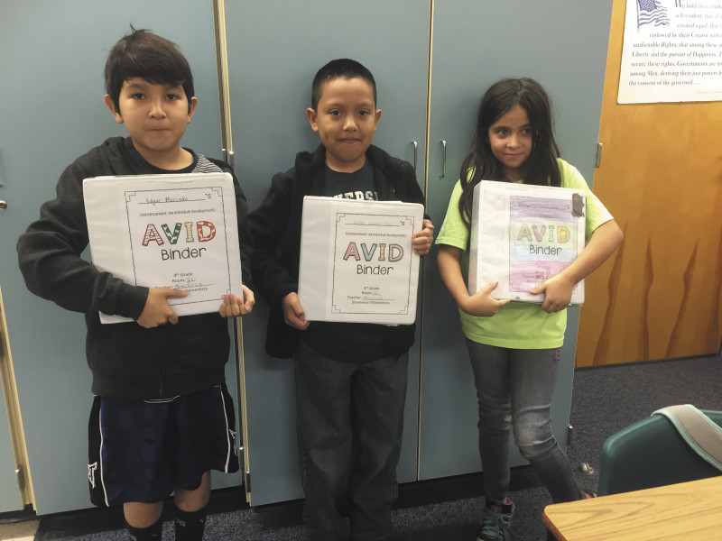 Students have learned the benefits of AVID