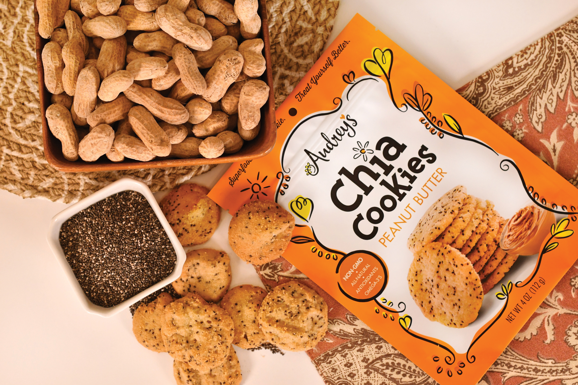 Chia Health Benefits Easy to Achieve with Audrey’s Chia Cookies