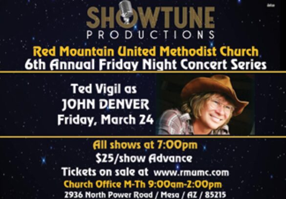 Ted Vigil as John Denver | RM United Methodist Church | Up Close ...